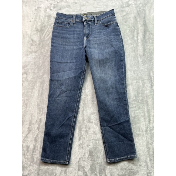 Lee | Jeans | Lee Womens Sz 8 Short Blue Jeans Mid Rise Straight Leg ...